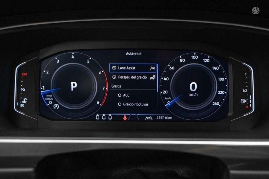 Black Volkswagen Tiguan 2024 in Vilnius, with an engine capacity of 2.00 L and mileage of 25 thousand km for 30950 €, photo 14 on AUTOMOTO.COM.LV