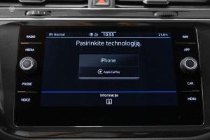 Black Volkswagen Tiguan 2024 in Vilnius, with an engine capacity of 2.00 L and mileage of 25 thousand km for 30950 €, photo 19 on AUTOMOTO.COM.LV