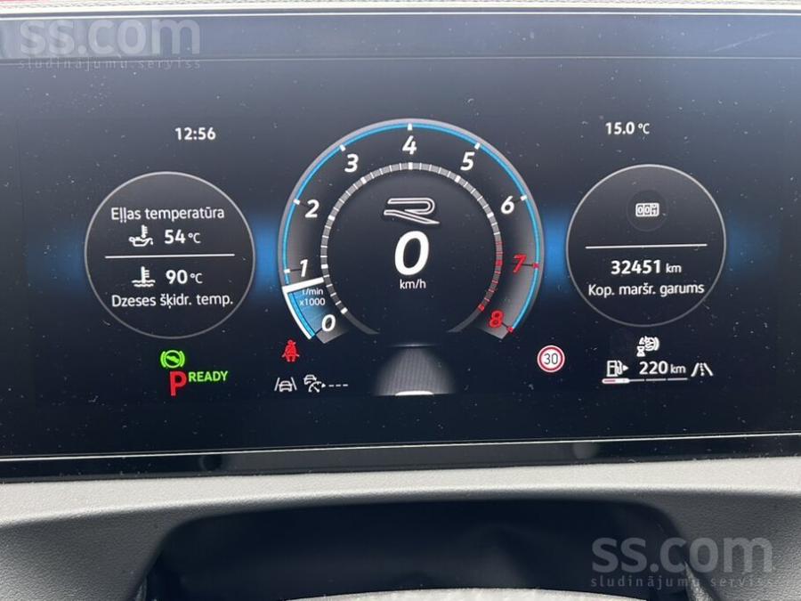 Black Volkswagen Tiguan 2024 in Riga, with an engine capacity of 1.50 L and mileage of 33 thousand km for 36900 €, photo 13 on AUTOMOTO.COM.LV