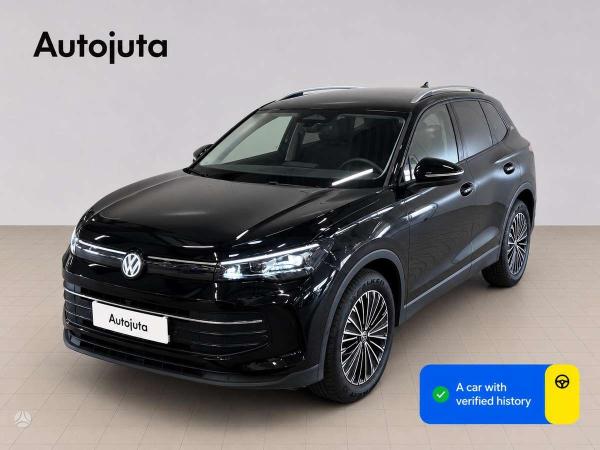 Black Volkswagen Tiguan 2025 in Kaunas, with an engine capacity of 1.50 L and mileage of 26 thousand km for 28800 €, photo 1 on AUTOMOTO.COM.LV
