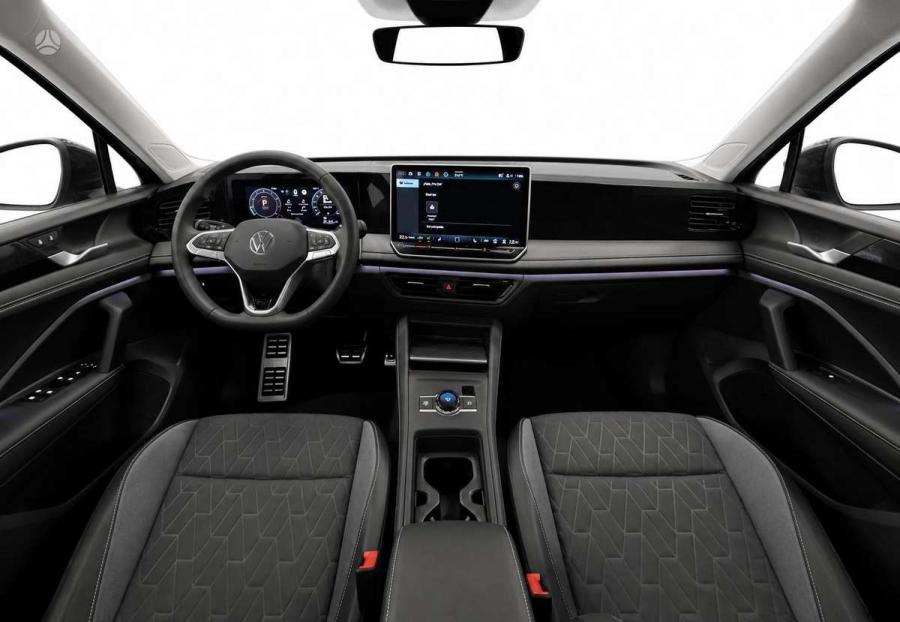 Melns Volkswagen Tiguan 2025 Kauņa, ar dzinēja tilpumu 1.50 L un nobraukumu 24 tūkst. km par 28200 €, foto 6 vietnē AUTOMOTO.COM.LV