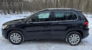 Black Volkswagen Tiguan 2008 in Riga, with an engine capacity of 2.00 L and mileage of 265 thousand km for 6650 €, photo 4 on AUTOMOTO.COM.LV