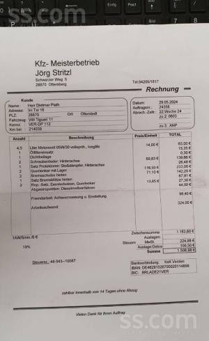 Black Volkswagen Tiguan 2011 in Riga, with an engine capacity of 2.00 L and mileage of 224 thousand km for 6950 €, photo 16 on AUTOMOTO.COM.LV