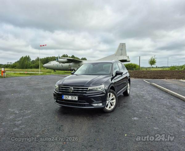 Black Volkswagen Tiguan 2016 in Keila, with an engine capacity of 2.00 L and mileage of 192 thousand km for 14800 €, photo 1 on AUTOMOTO.COM.LV
