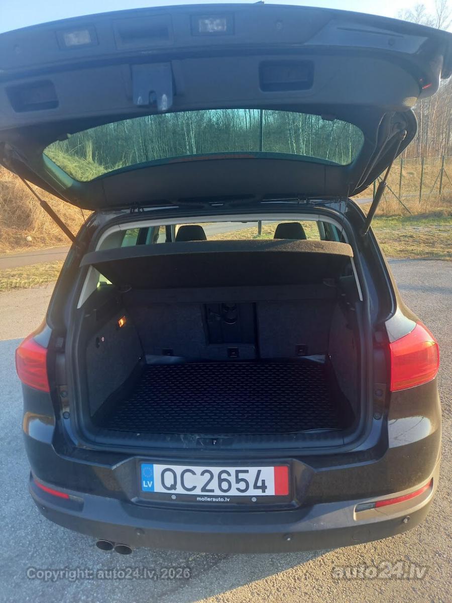 Melns Volkswagen Tiguan 2016 Saue, ar dzinēja tilpumu 1.40 L un nobraukumu 183 tūkst. km par 8500 €, foto 6 vietnē AUTOMOTO.COM.LV