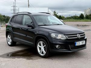 Black Volkswagen Tiguan 2016 in Tallinn, with an engine capacity of 2.00 L and mileage of 269 thousand km for 7900 €, photo  on AUTOMOTO.COM.LV