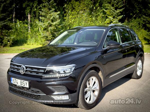 Черный Фольксваген Тигуан 2017 в Таллин, объемом двигателя 2.00 л и пробегом 55 тыс. км за 20999 €, фото 1 на AUTOMOTO.COM.LV