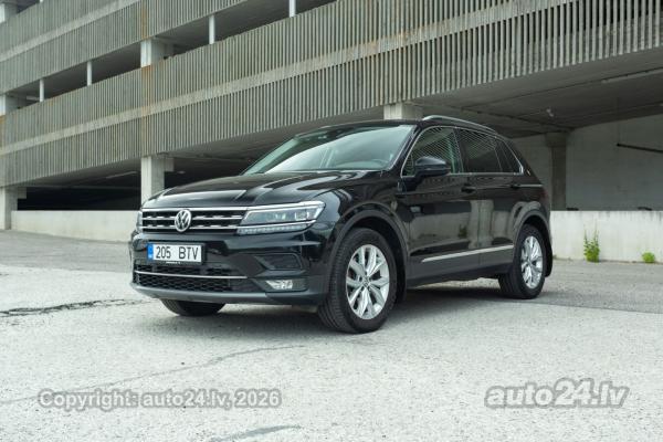 Black Volkswagen Tiguan 2017 in Tallinn, with an engine capacity of 2.00 L and mileage of 145 thousand km for 19000 €, photo 1 on AUTOMOTO.COM.LV