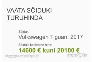 Черный Фольксваген Тигуан 2017 в Таллин, объемом двигателя 2.00 л и пробегом 251 тыс. км за 14890 €, фото 19 на AUTOMOTO.COM.LV
