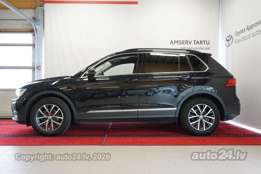 Black Volkswagen Tiguan 2018 in Tartu, with an engine capacity of 2.00 L and mileage of 182 thousand km for 15790 €, photo 4 on AUTOMOTO.COM.LV
