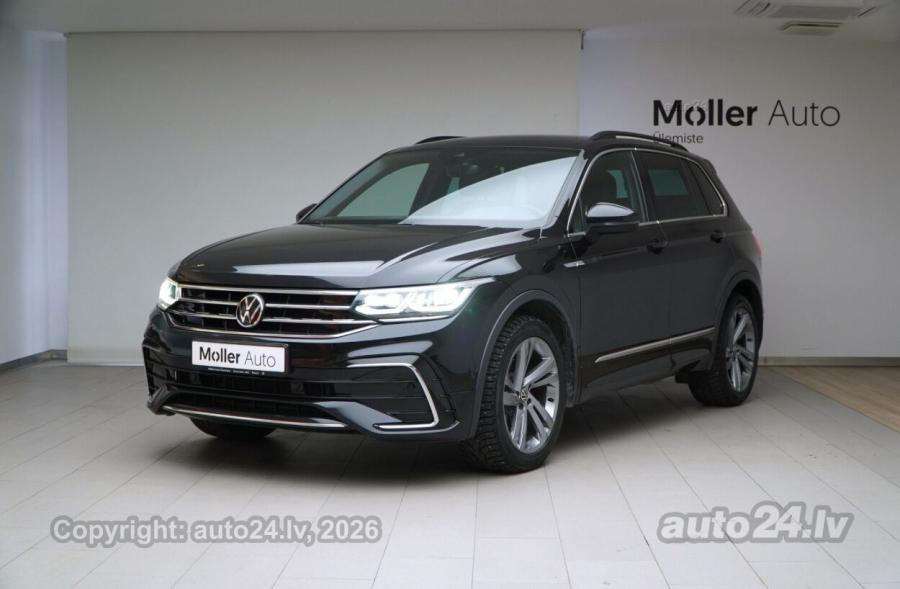 Black Volkswagen Tiguan 2020 in Tallinn, with an engine capacity of 1.50 L and mileage of 89 thousand km for 25900 €, photo 1 on AUTOMOTO.COM.LV