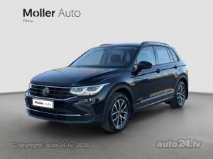 Black Volkswagen Tiguan 2021 in Parnu, with an engine capacity of 1.50 L and mileage of 47 thousand km for 23900 €, photo  on AUTOMOTO.COM.LV
