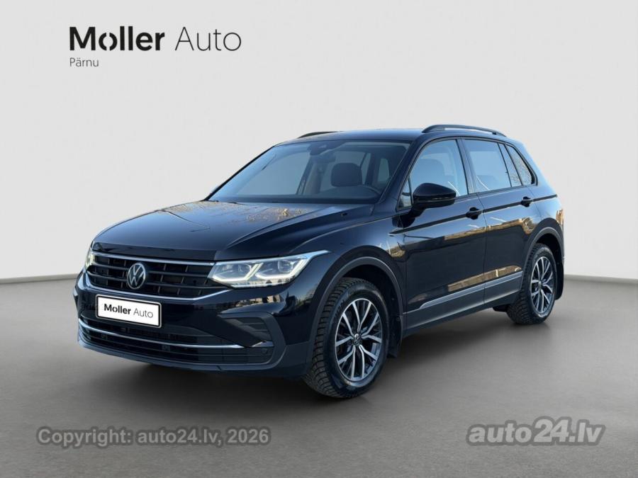 Melns Volkswagen Tiguan 2021 Pērnava, ar dzinēja tilpumu 1.50 L un nobraukumu 47 tūkst. km par 23900 €, foto 1 vietnē AUTOMOTO.COM.LV