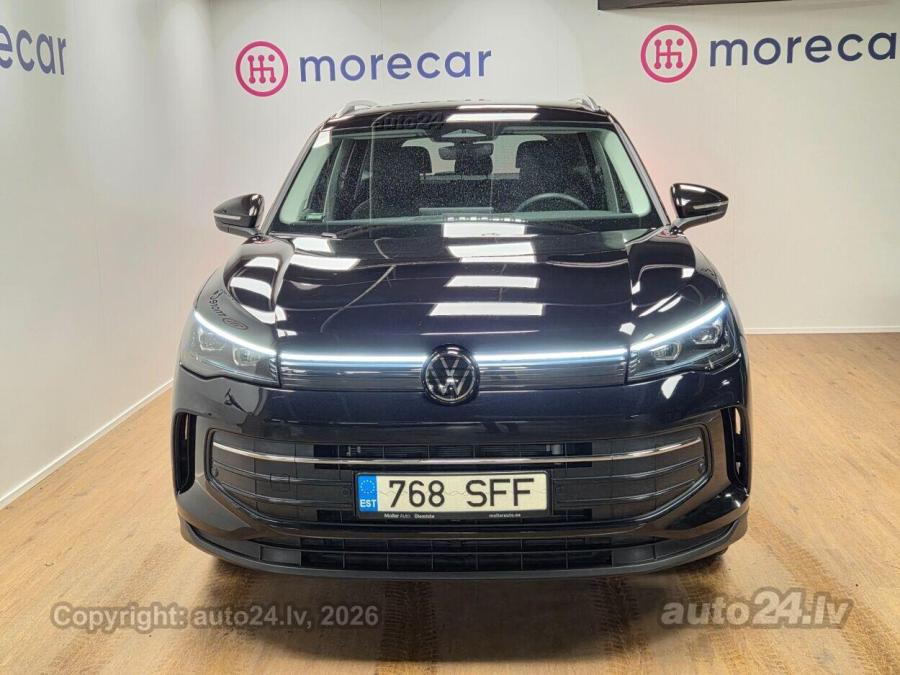 Black Volkswagen Tiguan 2024 in Tallinn, with an engine capacity of 1.50 L and mileage of 36 thousand km for 30900 €, photo 2 on AUTOMOTO.COM.LV