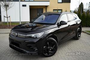 Melns Volkswagen Tiguan 2024 Tallina, ar dzinēja tilpumu 2.00 L un nobraukumu 21 tūkst. km par 43900 €, foto  vietnē AUTOMOTO.COM.LV