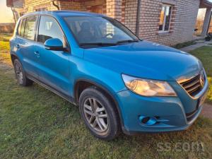 Blue Volkswagen Tiguan 2008 in Preili, with an engine capacity of 1.40 L and mileage of 188 thousand km for 3900 €, photo  on AUTOMOTO.COM.LV