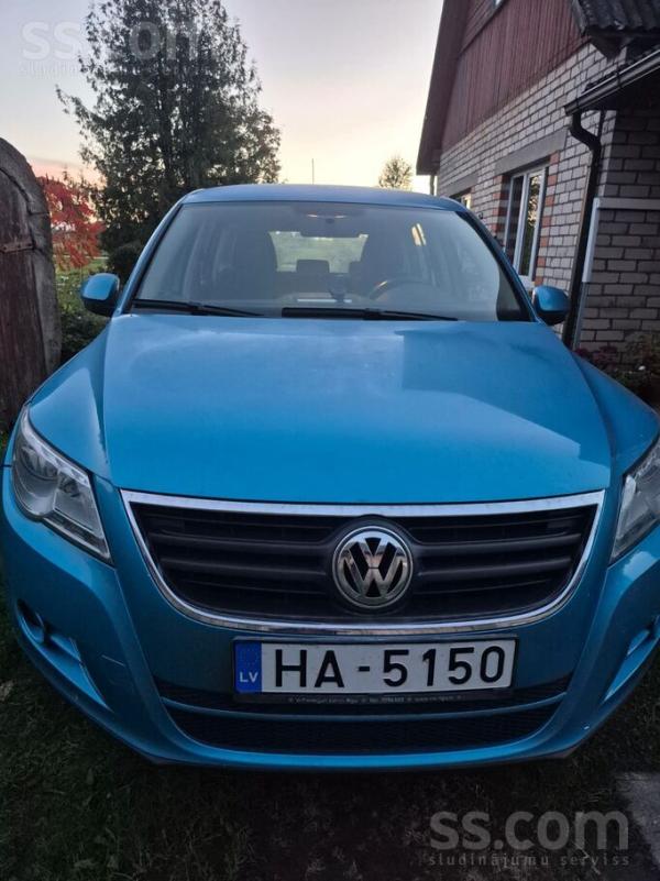Blue Volkswagen Tiguan 2008 in Preili, with an engine capacity of 1.40 L and mileage of 191 thousand km for 3900 €, photo 6 on AUTOMOTO.COM.LV