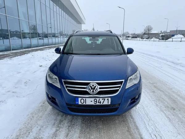 Blue Volkswagen Tiguan 2008 in Rezekne, with an engine capacity of 2.00 L and mileage of 287 thousand km for 6300 €, photo 8 on AUTOMOTO.COM.LV