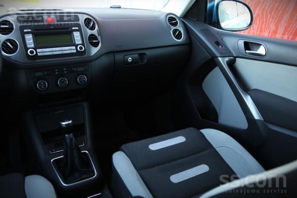 Blue Volkswagen Tiguan 2008 in Riga, with an engine capacity of 2.00 L and mileage of 256 thousand km for 4995 €, photo 9 on AUTOMOTO.COM.LV