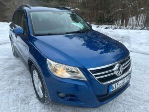 Blue Volkswagen Tiguan 2009 in Vilnius, with an engine capacity of 1.97 L and mileage of 270 thousand km for 6500 €, photo  on AUTOMOTO.COM.LV