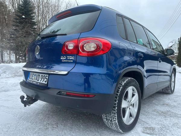Blue Volkswagen Tiguan 2009 in Vilnius, with an engine capacity of 1.97 L and mileage of 270 thousand km for 6500 €, photo 8 on AUTOMOTO.COM.LV