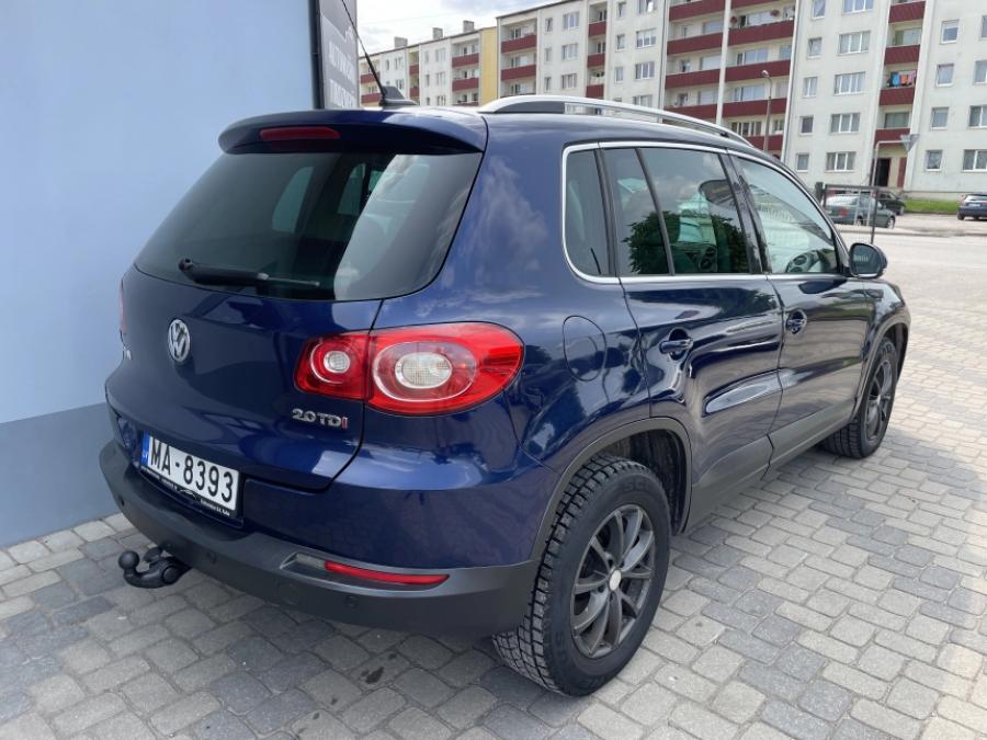 Blue Volkswagen Tiguan 2009 in Riga, with an engine capacity of 2.00 L and mileage of 368 thousand km for 4990 €, photo 8 on AUTOMOTO.COM.LV