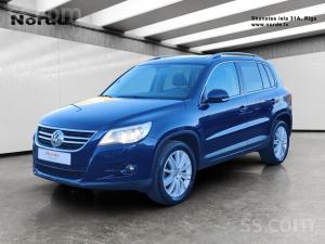 Blue Volkswagen Tiguan 2010 in Riga, with an engine capacity of 2.00 L and mileage of 283 thousand km for 5890 €, photo  on AUTOMOTO.COM.LV