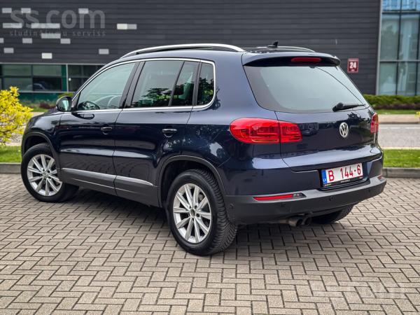 Blue Volkswagen Tiguan 2012 in Jelgava, with an engine capacity of 1.40 L and mileage of 0 thousand km for 6900 €, photo 4 on AUTOMOTO.COM.LV