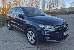 Blue Volkswagen Tiguan 2012 in Utena, with an engine capacity of 1.39 L and mileage of 260 thousand km for 6750 €, photo 5 on AUTOMOTO.COM.LV