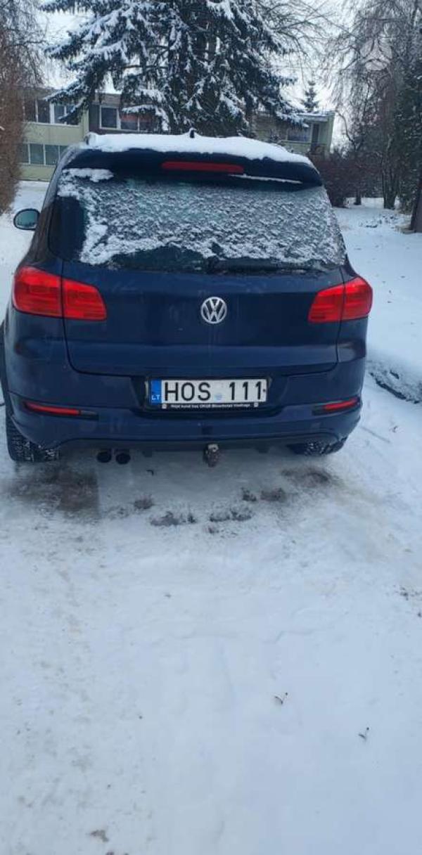 Blue Volkswagen Tiguan 2012 in Vilkaviskis, with an engine capacity of 1.97 L and mileage of 273 thousand km for 6800 €, photo 3 on AUTOMOTO.COM.LV