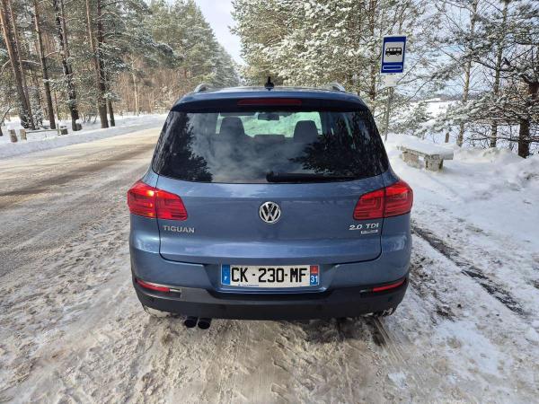 Blue Volkswagen Tiguan 2012 in Taurage, with an engine capacity of 1.97 L and mileage of 298 thousand km for 8200 €, photo 7 on AUTOMOTO.COM.LV