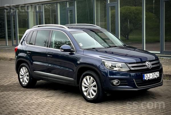 Blue Volkswagen Tiguan 2012 in Tukums, with an engine capacity of 2.00 L and mileage of 205 thousand km for 8900 €, photo 6 on AUTOMOTO.COM.LV