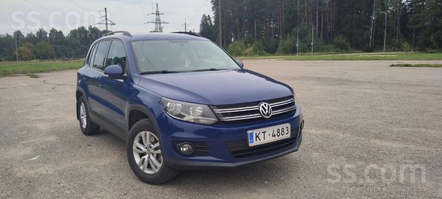 Blue Volkswagen Tiguan 2012 in Saldus, with an engine capacity of 1.40 L and mileage of 251 thousand km for 5300 €, photo 1 on AUTOMOTO.COM.LV