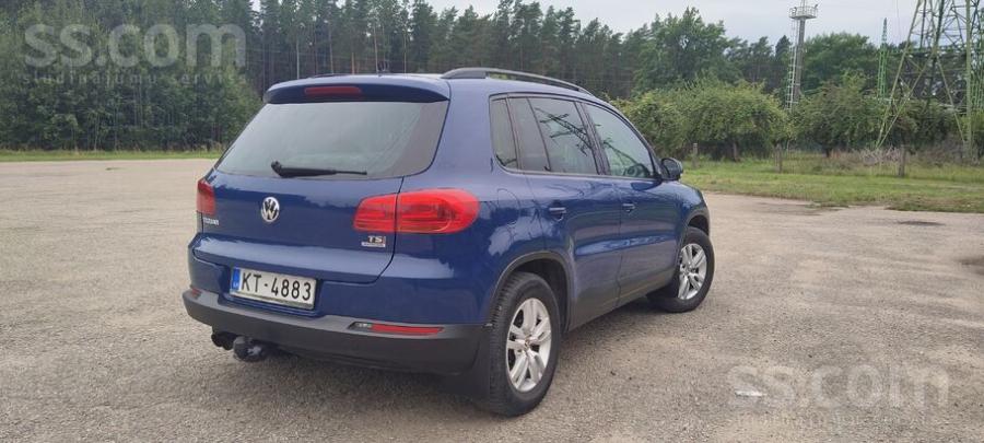 Blue Volkswagen Tiguan 2012 in Saldus, with an engine capacity of 1.40 L and mileage of 251 thousand km for 5300 €, photo 4 on AUTOMOTO.COM.LV