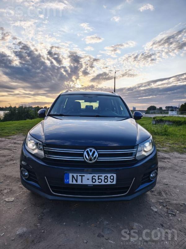 Blue Volkswagen Tiguan 2013 in Riga, with an engine capacity of 2.00 L and mileage of 155 thousand km for 12500 €, photo 4 on AUTOMOTO.COM.LV