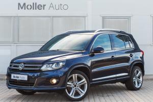 Blue Volkswagen Tiguan 2013 in Ventspils, with an engine capacity of 1.40 L and mileage of 196 thousand km for 12150 €, photo  on AUTOMOTO.COM.LV