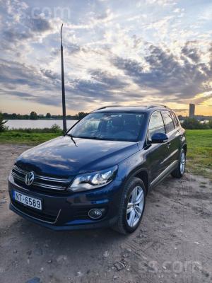 Blue Volkswagen Tiguan 2013 in Riga, with an engine capacity of 2.00 L and mileage of 155 thousand km for 10200 €, photo 3 on AUTOMOTO.COM.LV