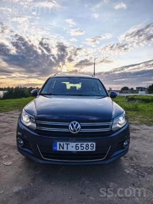 Blue Volkswagen Tiguan 2013 in Riga, with an engine capacity of 2.00 L and mileage of 155 thousand km for 10200 €, photo 5 on AUTOMOTO.COM.LV