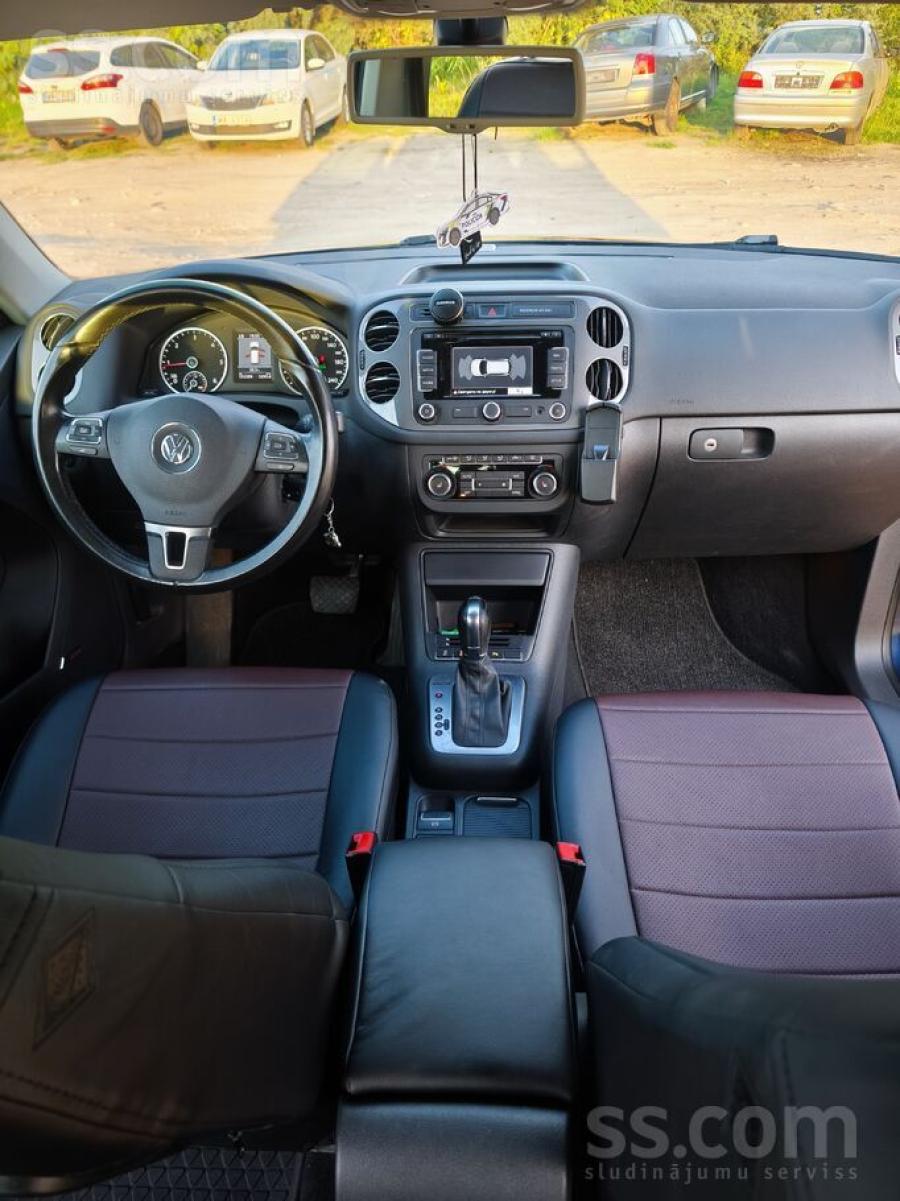Blue Volkswagen Tiguan 2013 in Riga, with an engine capacity of 2.00 L and mileage of 155 thousand km for 10200 €, photo 12 on AUTOMOTO.COM.LV