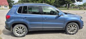 Blue Volkswagen Tiguan 2013 in Tukums, with an engine capacity of 2.00 L and mileage of 258 thousand km for 8350 €, photo 3 on AUTOMOTO.COM.LV