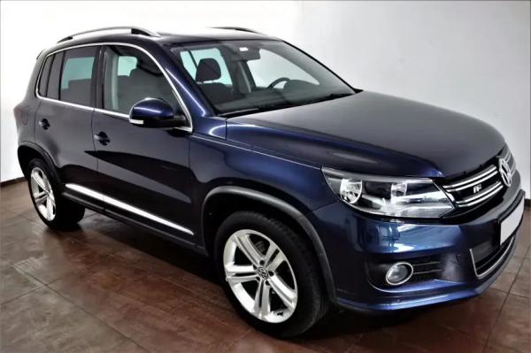 Blue Volkswagen Tiguan 2014 in Riga, with an engine capacity of 2.00 L and mileage of 180 thousand km for 11700 €, photo 9 on AUTOMOTO.COM.LV