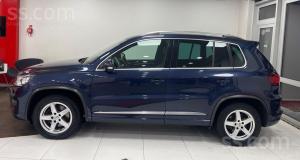 Blue Volkswagen Tiguan 2016 in Jekabpils, with an engine capacity of 2.00 L and mileage of 182 thousand km for 15900 €, photo 4 on AUTOMOTO.COM.LV
