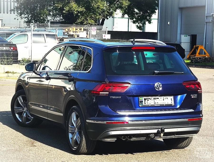 Blue Volkswagen Tiguan 2016 in Vilnius, with an engine capacity of 2.00 L and mileage of 134 thousand km for 17545 €, photo 10 on AUTOMOTO.COM.LV