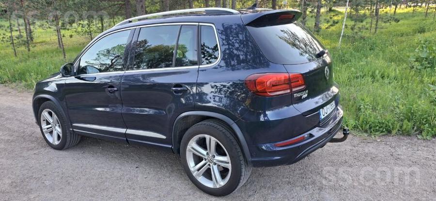 Синий Фольксваген Тигуан 2016 в Екабпилс, объемом двигателя 2.00 л и пробегом 184 тыс. км за 12900 €, фото 5 на AUTOMOTO.COM.LV