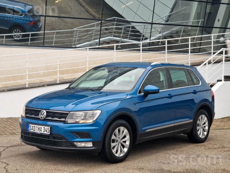 Синий Фольксваген Тигуан 2016 в Рига, объемом двигателя 1.40 л и пробегом 170 тыс. км за 13350 €, фото 1 на AUTOMOTO.COM.LV