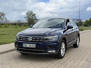 Blue Volkswagen Tiguan 2016 in Daugavpils, with an engine capacity of 2.00 L and mileage of 92 thousand km for 17650 €, photo  on AUTOMOTO.COM.LV