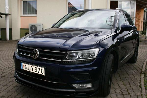 Blue Volkswagen Tiguan 2016 in Sirvintos, with an engine capacity of 1.98 L and mileage of 128 thousand km for 17500 €, photo 1 on AUTOMOTO.COM.LV