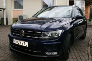 Blue Volkswagen Tiguan 2016 in Sirvintos, with an engine capacity of 1.98 L and mileage of 128 thousand km for 17500 €, photo  on AUTOMOTO.COM.LV
