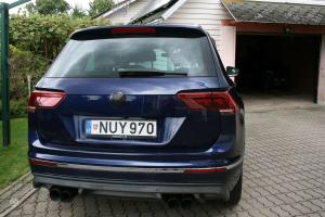 Blue Volkswagen Tiguan 2016 in Sirvintos, with an engine capacity of 1.98 L and mileage of 128 thousand km for 17500 €, photo 4 on AUTOMOTO.COM.LV