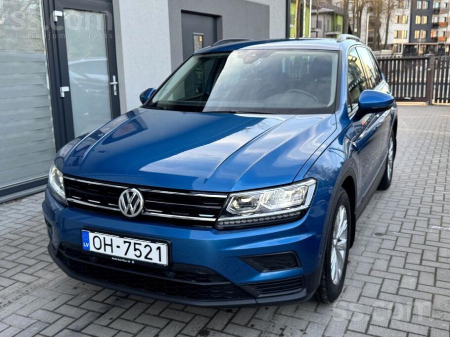 Zils Volkswagen Tiguan 2017 Rīga, ar dzinēja tilpumu 1.40 L un nobraukumu 80 tūkst. km par 16600 €, foto 1 vietnē AUTOMOTO.COM.LV